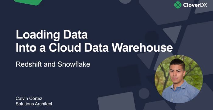 Loading Data Into A Cloud Data Warehouse (Redshift/Snowflake)